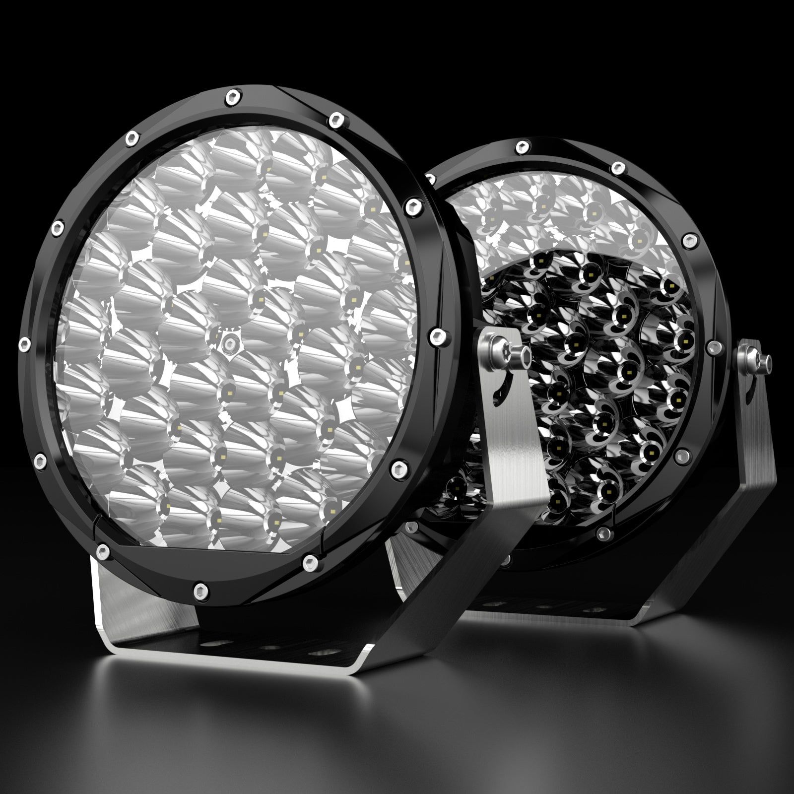 DEFY - Executioner 9 Inch 198W LED Driving Lights 4WD - LEDTRAC NZ